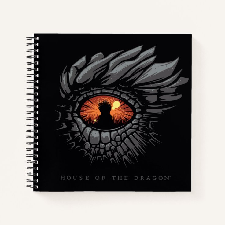 HOUSE OF THE DRAGON | Dragon's Eye Iron Throne Notebook | Zazzle