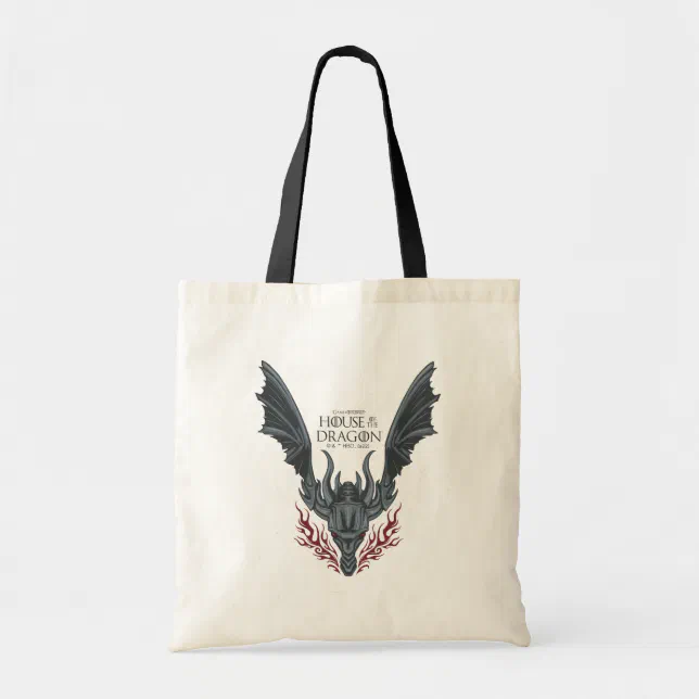 HOUSE OF THE DRAGON | Fire-Breathing Dragon Head Tote Bag | Zazzle