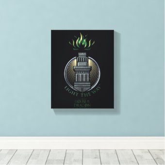 HOUSE OF THE DRAGON | House Hightower Sigil Canvas Print | Zazzle