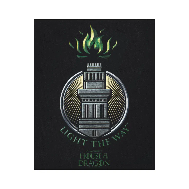 HOUSE OF THE DRAGON | House Hightower Sigil Canvas Print | Zazzle