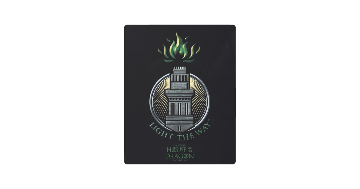 HOUSE OF THE DRAGON | House Hightower Sigil Metal Print | Zazzle