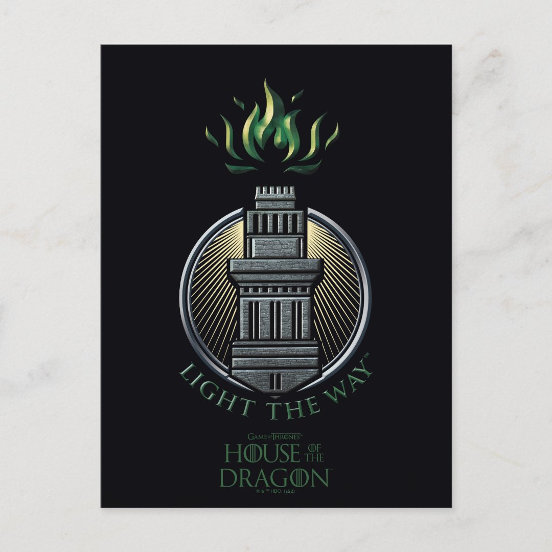 HOUSE OF THE DRAGON | House Hightower Sigil Postcard | Zazzle