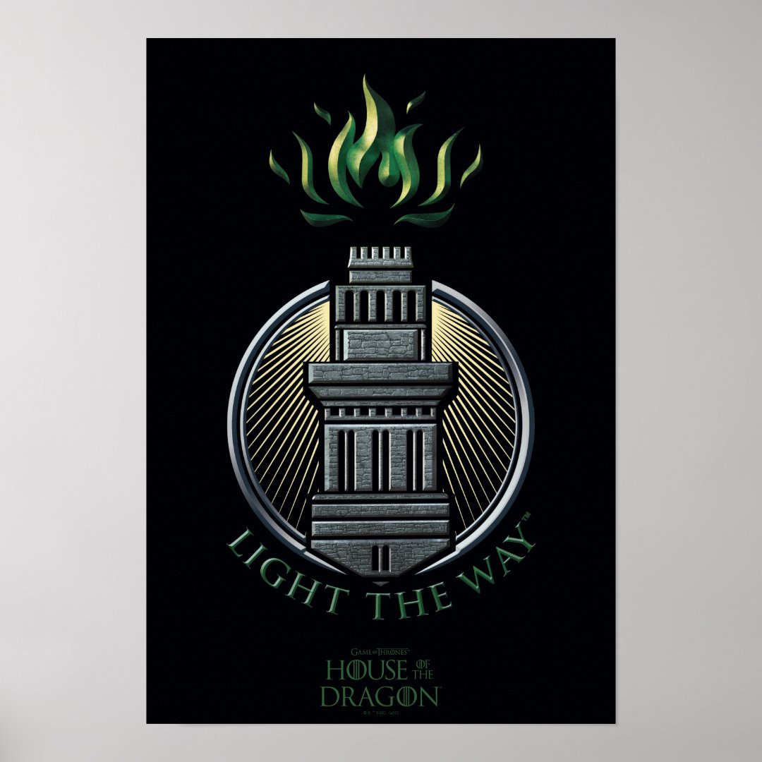 HOUSE OF THE DRAGON | House Hightower Sigil Poster | Zazzle