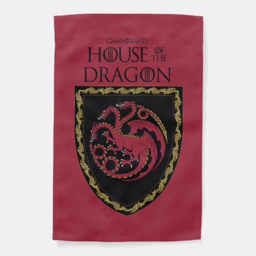 HOUSE OF THE DRAGON | House Targaryen Crest Garden Flag | Zazzle