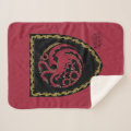 HOUSE OF THE DRAGON | House Targaryen Crest Sherpa Blanket | Zazzle