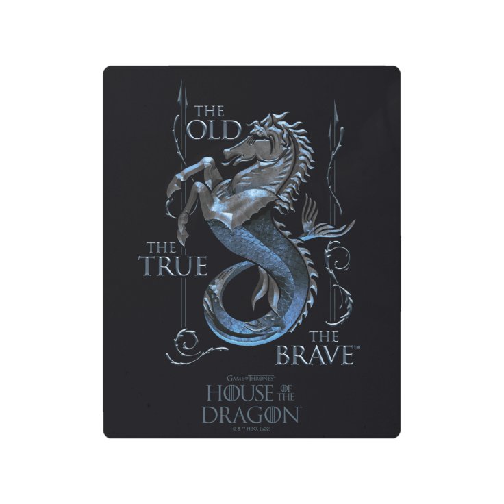 HOUSE OF THE DRAGON | House Velaryon Sigil Metal Print | Zazzle