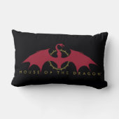 HOUSE OF THE DRAGON | Red Dragon Graphic Lumbar Pillow | Zazzle