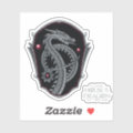 HOUSE OF THE DRAGON | Silver Dragon Crest Sticker | Zazzle