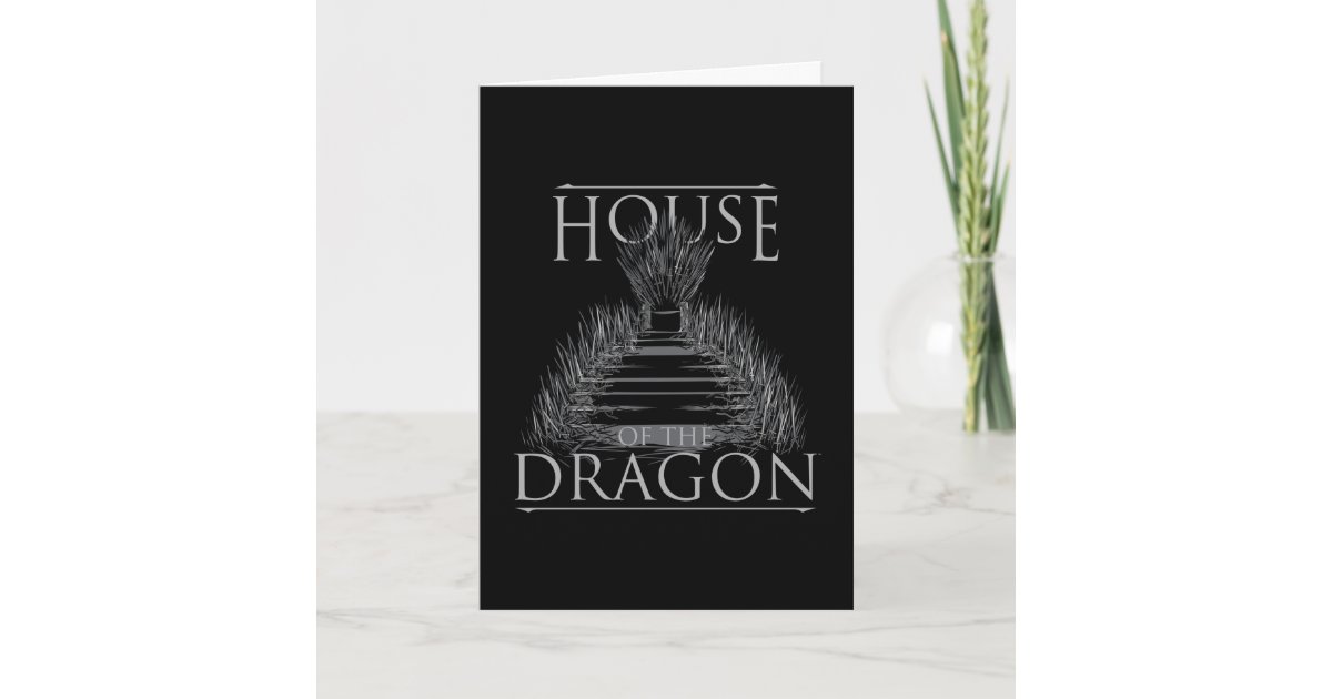 HOUSE OF THE DRAGON Throne Card | Zazzle