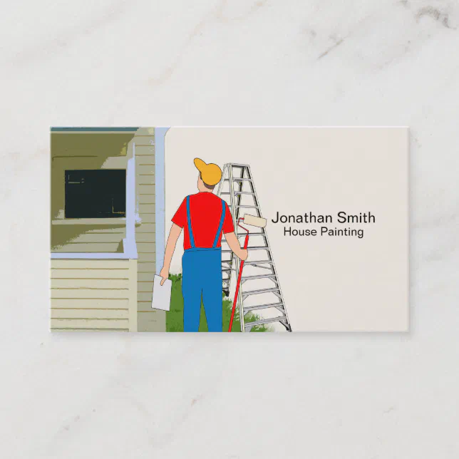 House Painter Business Card | Zazzle