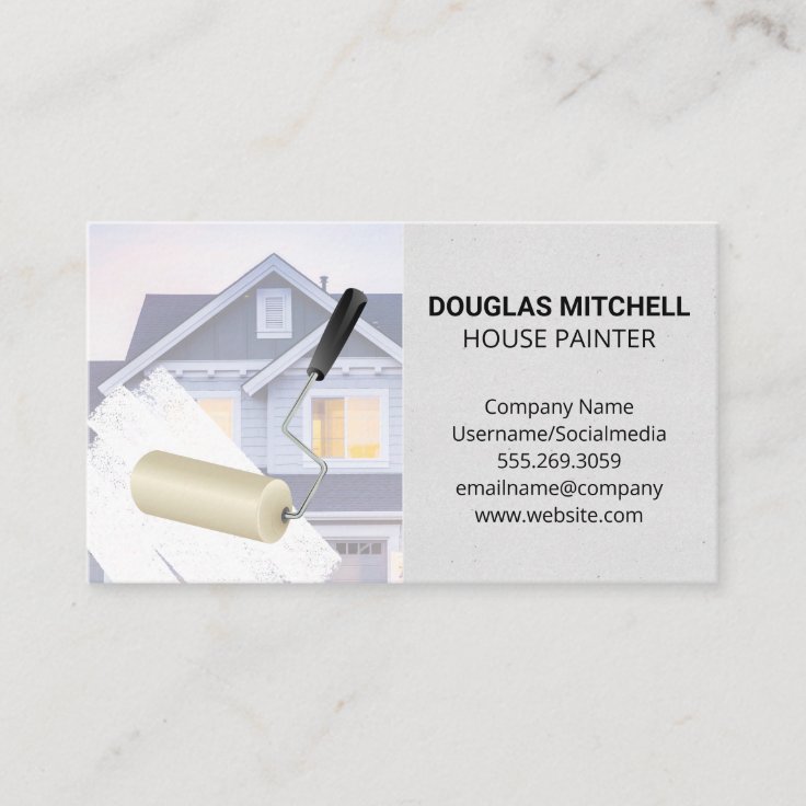 House Painter Business Card | Zazzle