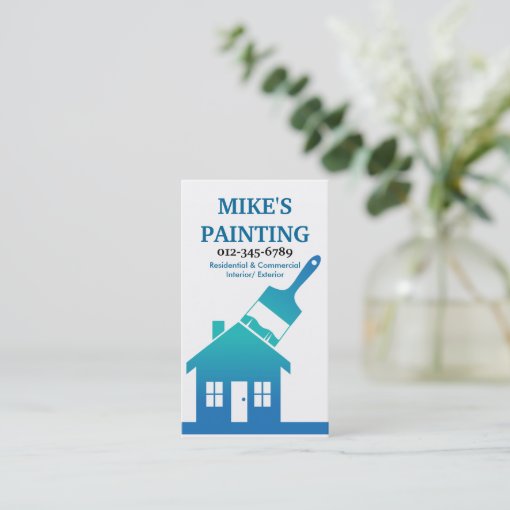 House Painter's Business Card | Zazzle