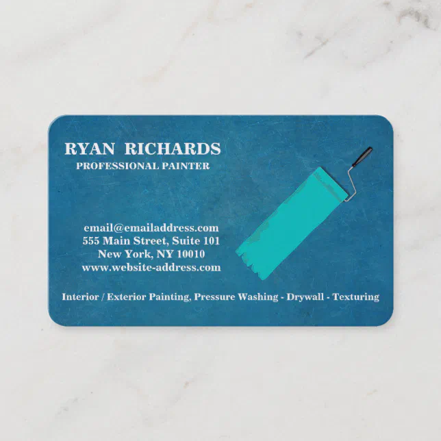 House Painting Business Card | Zazzle