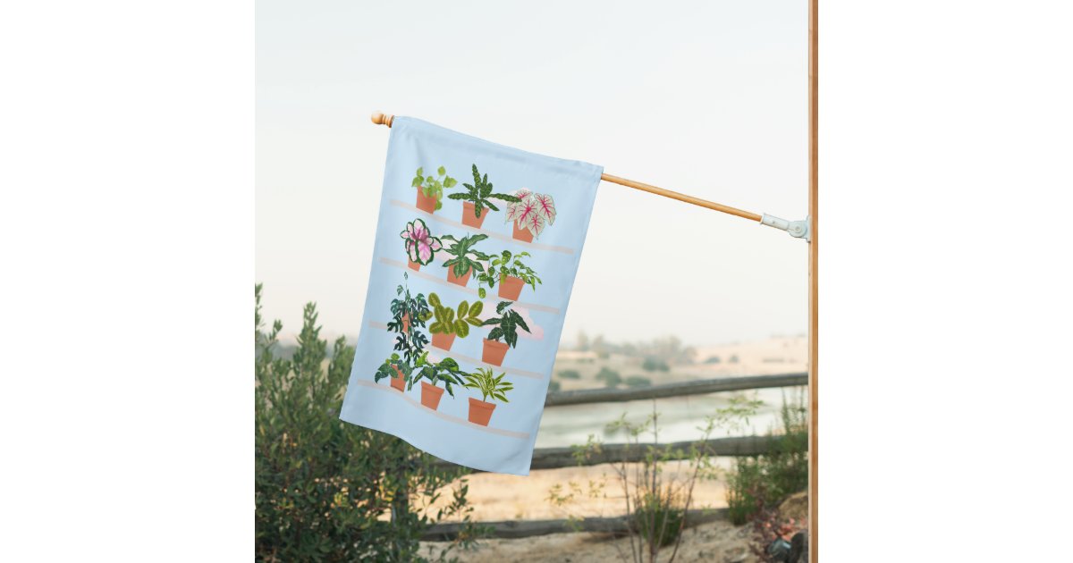 House Plants Flag | Zazzle