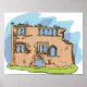 House Ruins Crumbling Building Poster | Zazzle
