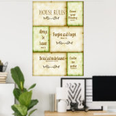 House Rules Poster | Zazzle