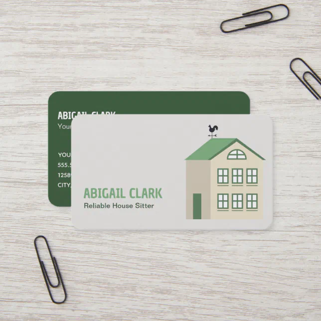 House Sitting Business Card | Zazzle