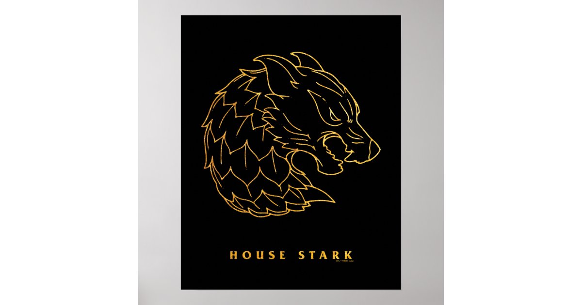 House Stark Icon Poster | Zazzle