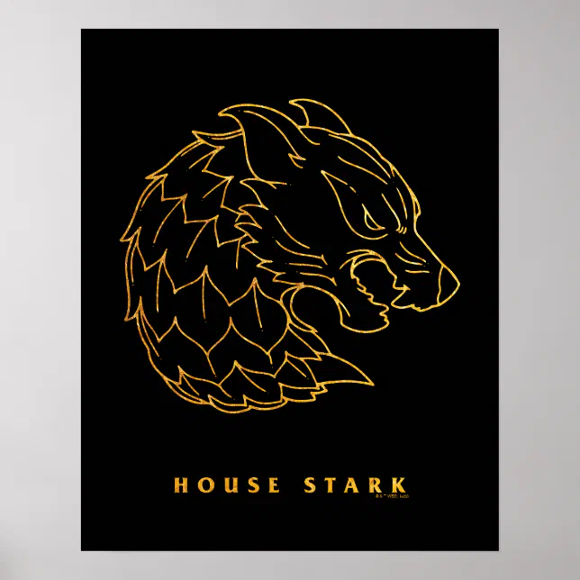 House Stark Icon Poster | Zazzle