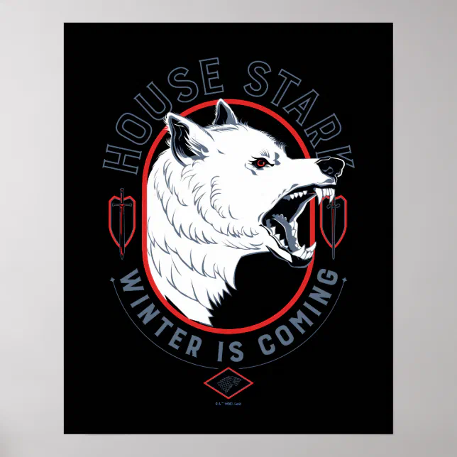 House Stark - Winter Is Coming Poster | Zazzle