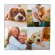 House Tile Your 4 Photos Collage Edge Print | Zazzle