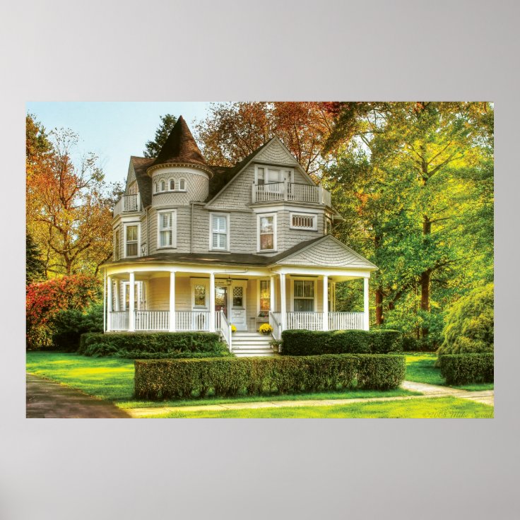 House - Victorian Dream House Poster | Zazzle