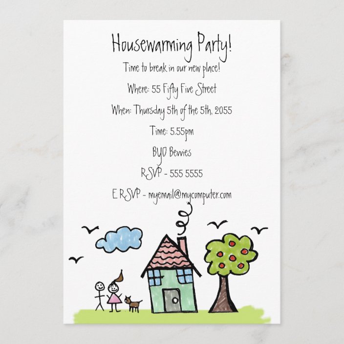 House Warming Moving Party Invite Invitation | Zazzle.com