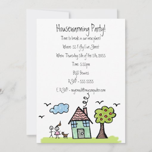 House Warming Moving Party Invite Invitation | Zazzle