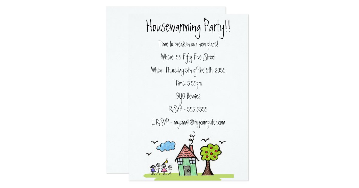 House Warming Moving Party Invite Invitation | Zazzle