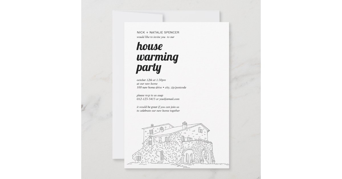 House warming party invitation | Zazzle