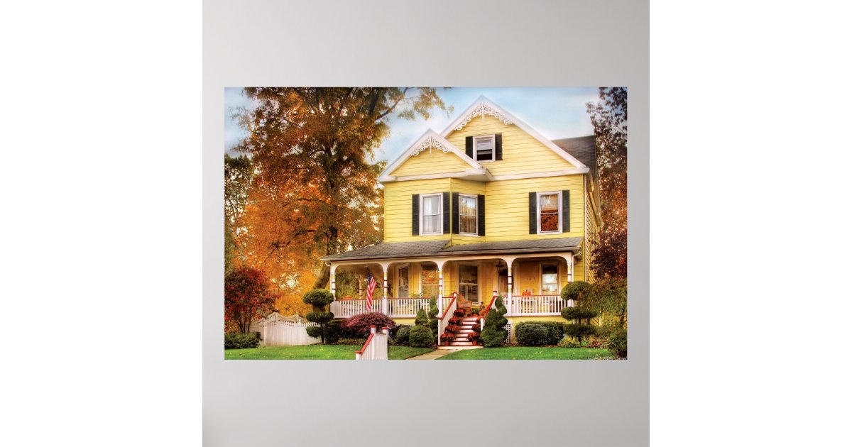 House - Yellow Lace - Dream House Poster | Zazzle