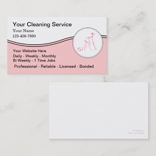 Housekeeper Business Cards | Zazzle