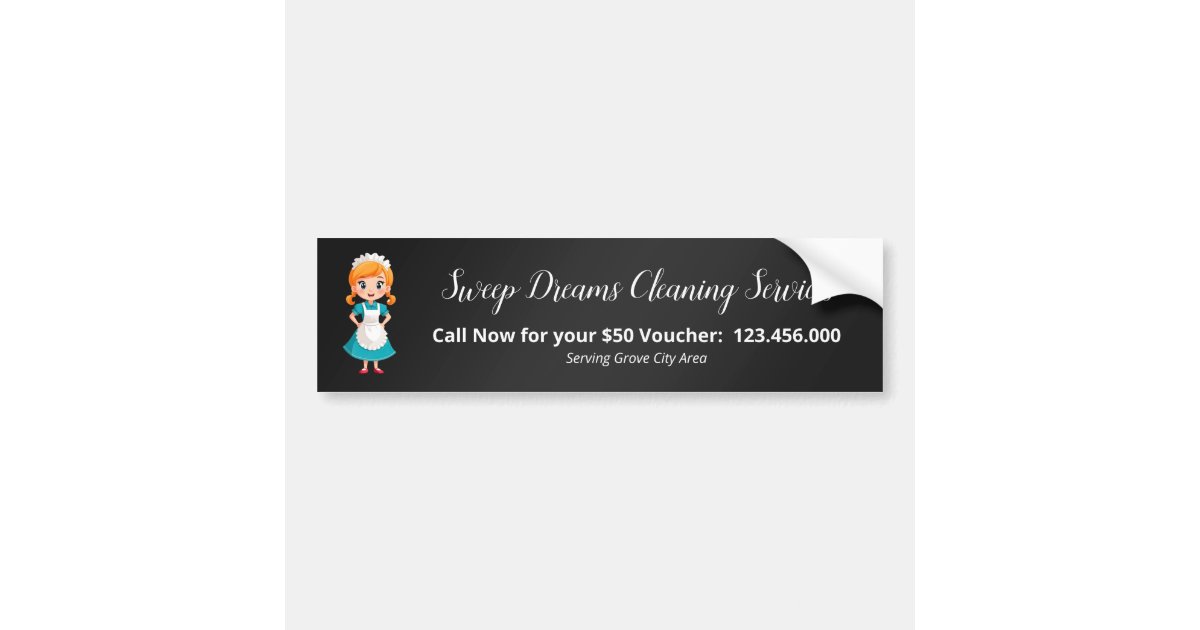 Housekeeper Housemaid Bumper Sticker | Zazzle
