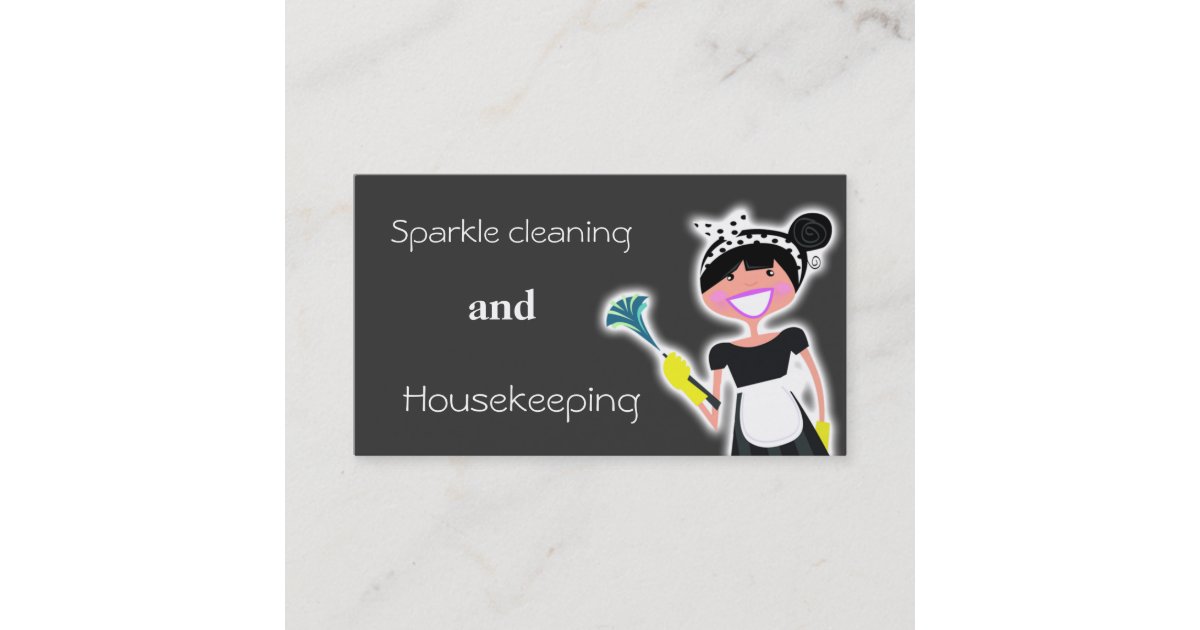 Housekeeping business card | Zazzle