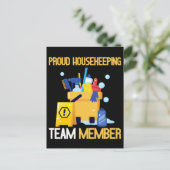 Housekeeping Cleaning Team Proud Housekeeper Postcard | Zazzle