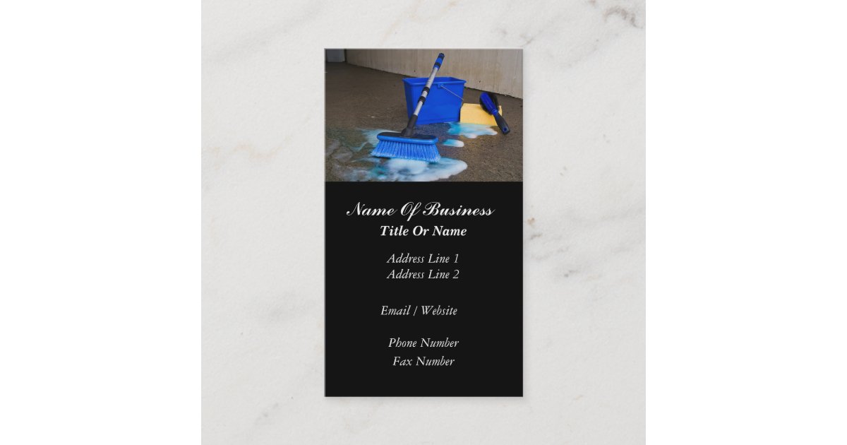 Housekeeping Services Business Card | Zazzle
