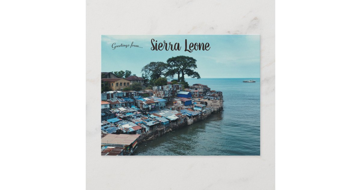 Houses in Sierra Leone Postcard | Zazzle