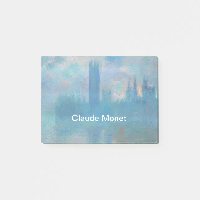 Houses of Parliament, London by Claude Monet Post-it Notes | Zazzle