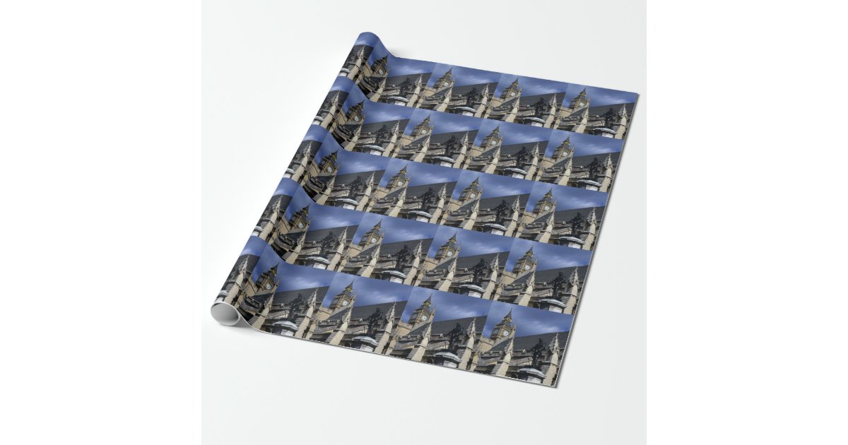 Houses of Parliament London Wrapping Paper | Zazzle