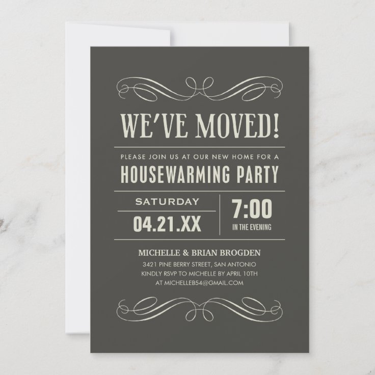 Housewarming Party Invites | Zazzle