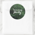 HOUSEWARMING PARTY Logo Sticker | Zazzle