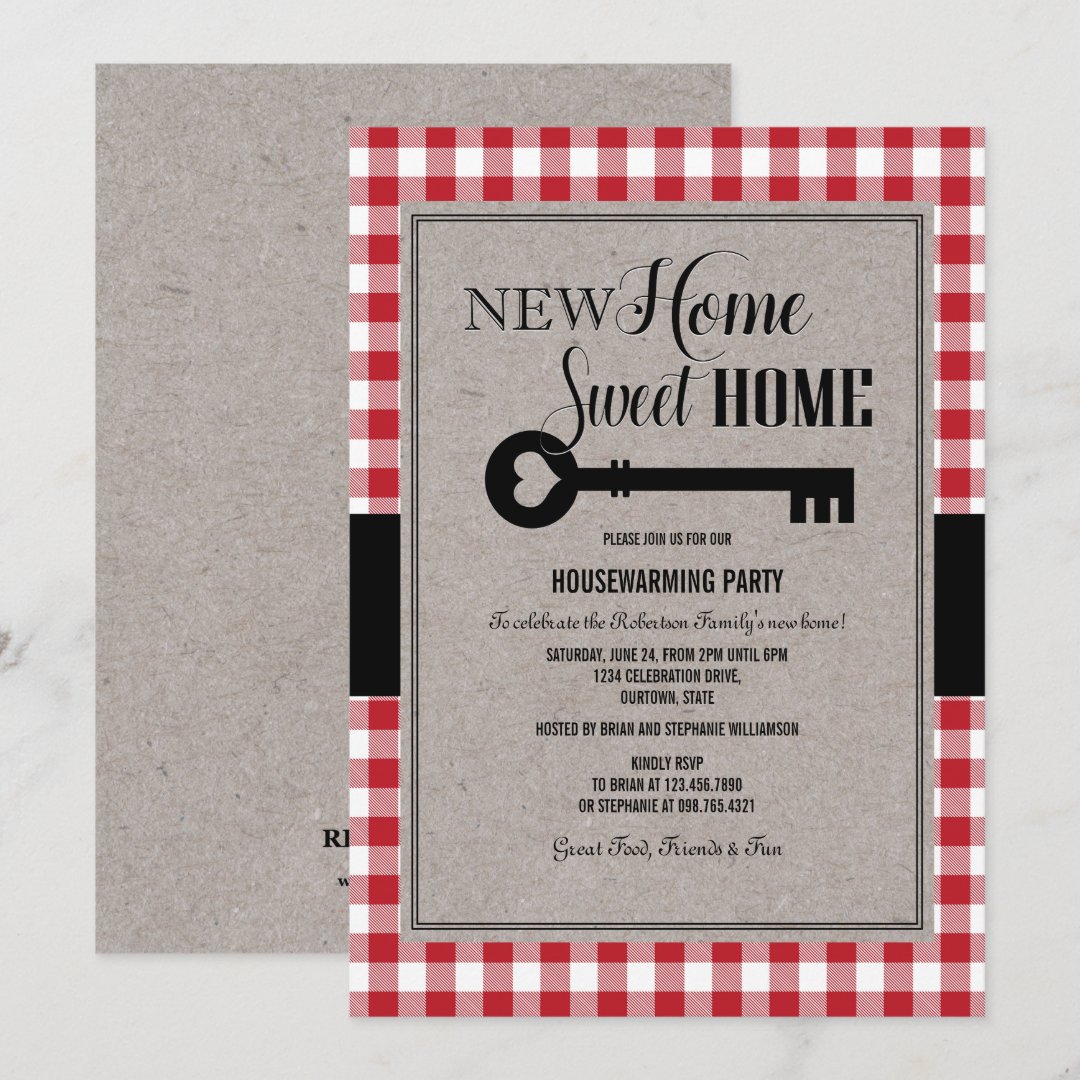 Housewarming Party New Home Celebration Invitation | Zazzle