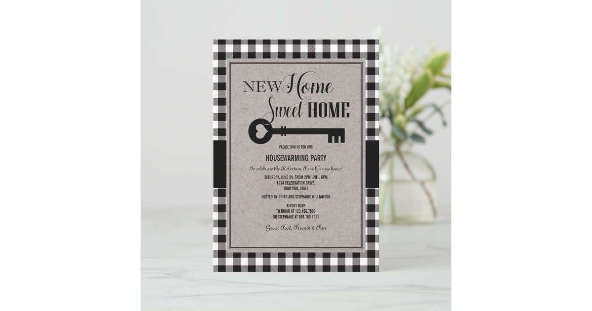 Housewarming Party New Home Celebration Invitation | Zazzle