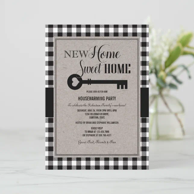 Housewarming Party New Home Celebration Invitation | Zazzle