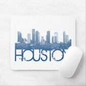 Houston Skyline Design Mouse Pad | Zazzle