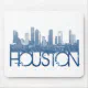 Houston Skyline Design Mouse Pad | Zazzle
