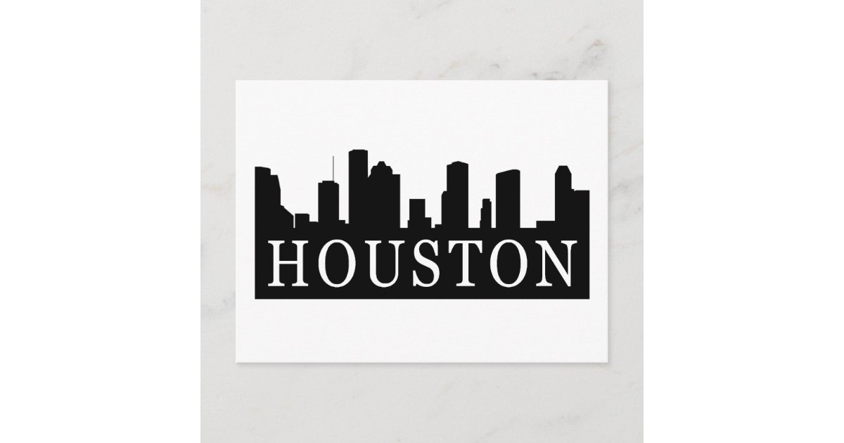 Houston Skyline Postcard | Zazzle