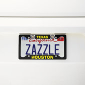 Houston Texas License Plate Frame | Zazzle