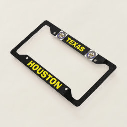 Houston Texas License Plate Frame | Zazzle
