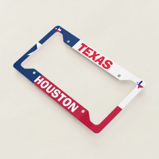 Houston Texas License Plate Frame | Zazzle